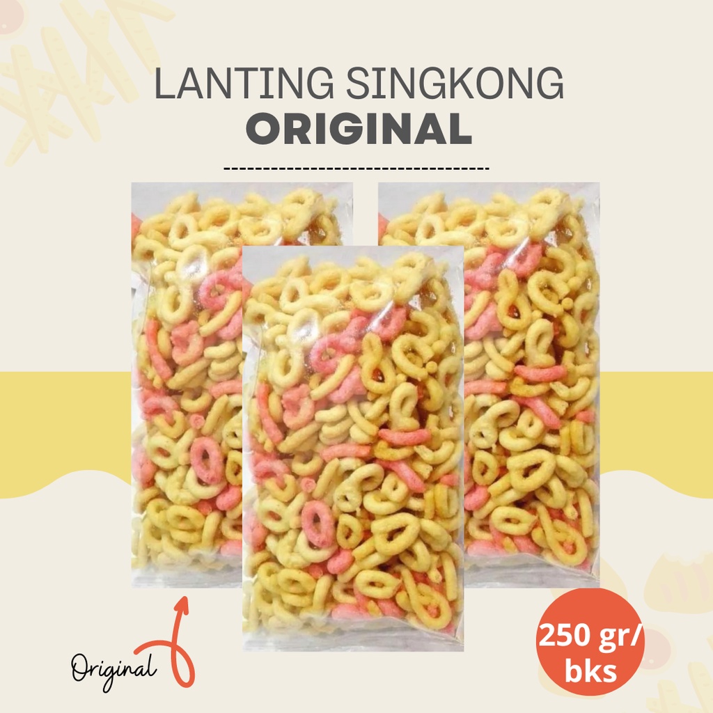 Jual Lanting Singkong Rasa Original Oleh Oleh Khas Kebumen 250 gram ...