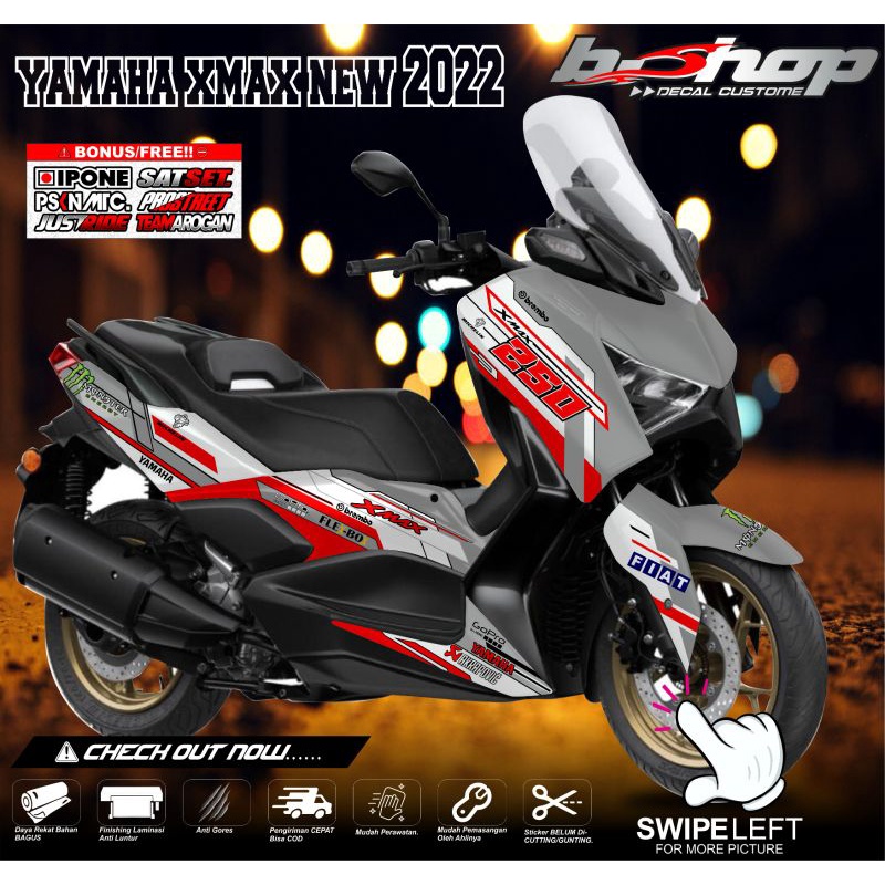 Jual Sticker decal full body Yamaha all new X-Max 2022 motif grafis ...