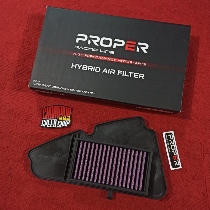Jual Hybrid Air Filter Udara Proper Racing Line New Beat Street 2020 ...