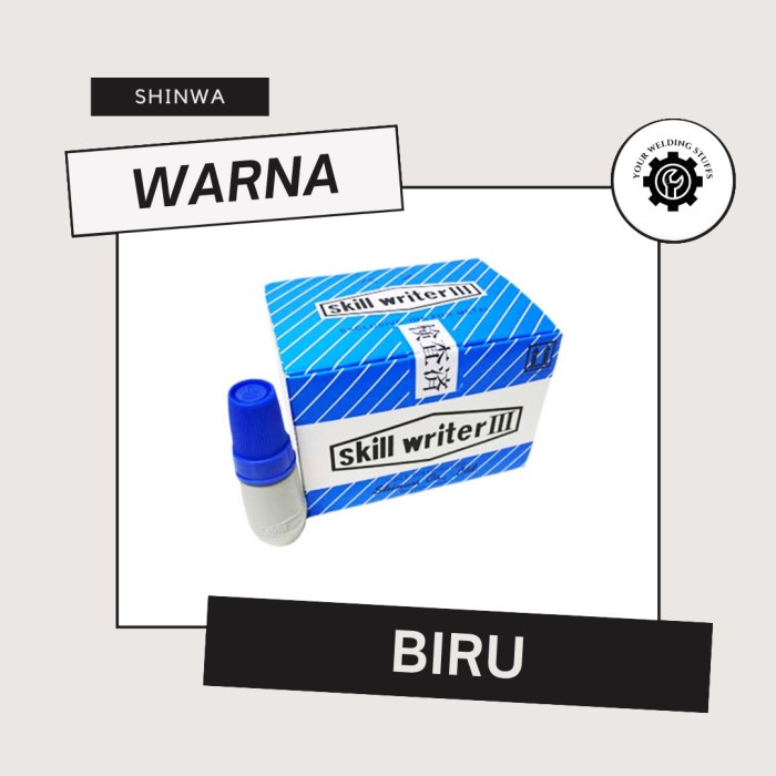 Jual SHINWA SKILL WRITER PEN - Biru | Shopee Indonesia