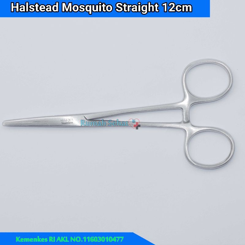 Jual Gunting Medis Klem Arteri Lurus 14 Cm 18 Cm Pean Lurus Pean ...