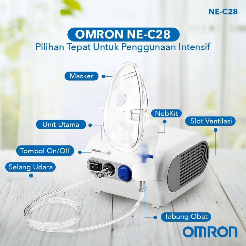Jual OMRON NEBULIZER NE-C28/ Alat Nebu / Uap | Shopee Indonesia