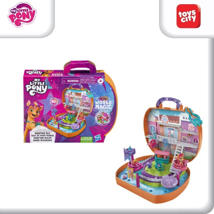 Jual My Little Pony: Mini World Magic Compact Creation Maretime Bay Playset | Shopee Indonesia