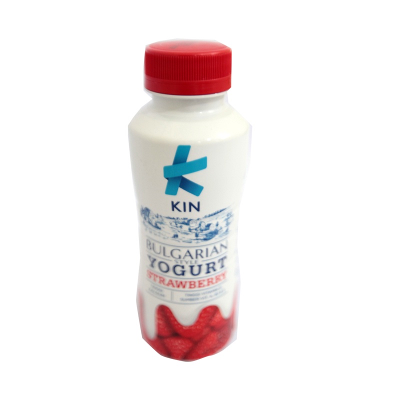 Jual Kin Bulgarian Yogurt Strawberry Botol 200ML | Shopee Indonesia