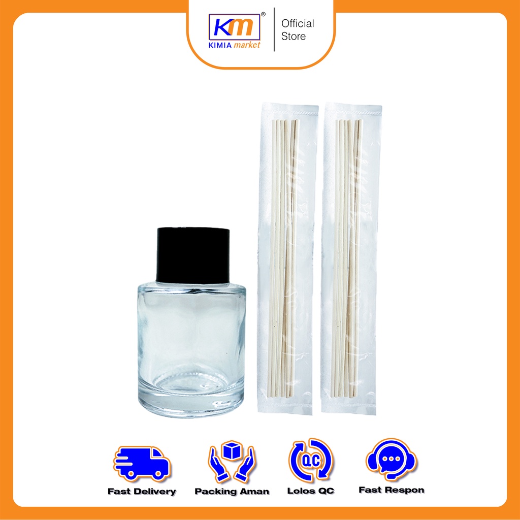 Jual Botol Diffuser mini 20ml + Reed Diffuser Rotan 12pcs / Botol Plus ...