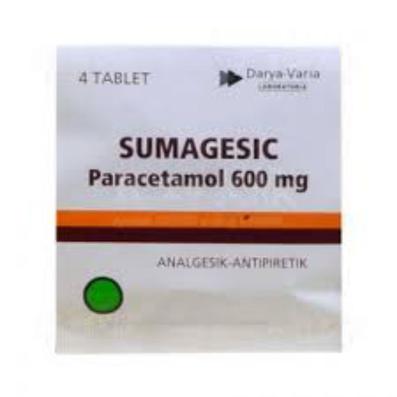 Jual Sumagesic 600 mg | Obat Deman | Obat Sakit Kepala | Paracetamol ...