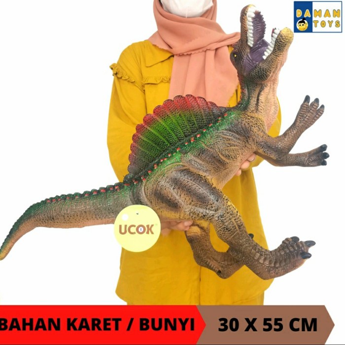 Jual Mainan Dinosaurus T Rex Besar Karet Dinosaur / Mainan Dinosaurus ...