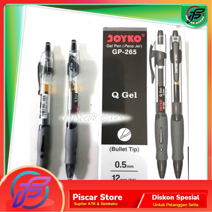 Jual Joyko gell Pen GP-265 Q Gel| Bulpen Gel 1 Pcs | Shopee Indonesia