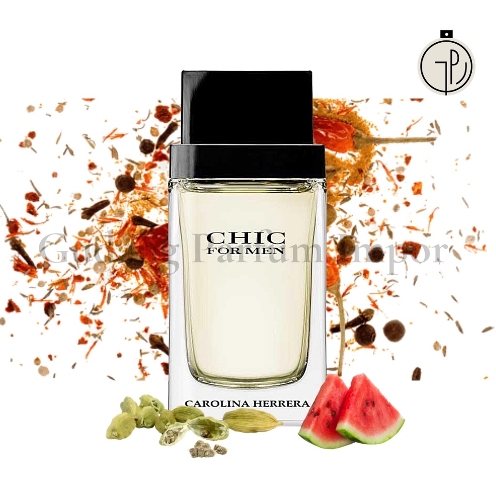 Jual Carolina Herrera Chic For Men EDT 100 ml | Shopee Indonesia