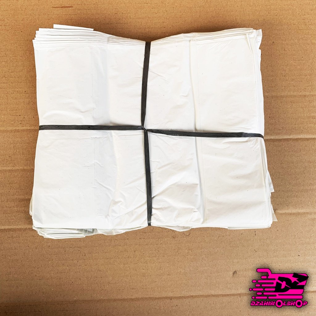 Jual Plastik HD Kantong Kresek Putih Dop Berat 1 Kg Putih Susu / Kresek ...