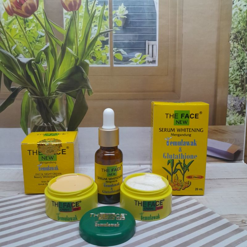 Jual Paket Cream Temulawak The Face 3in1 / Temulawak The Face [cream ...