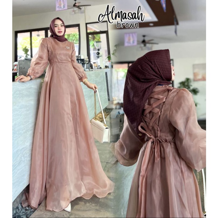 Jual ALMASAH GAMIS / GAMIS PESTA MUSLIMAH / GAMIS WANITA TERBARU / BAJU ...