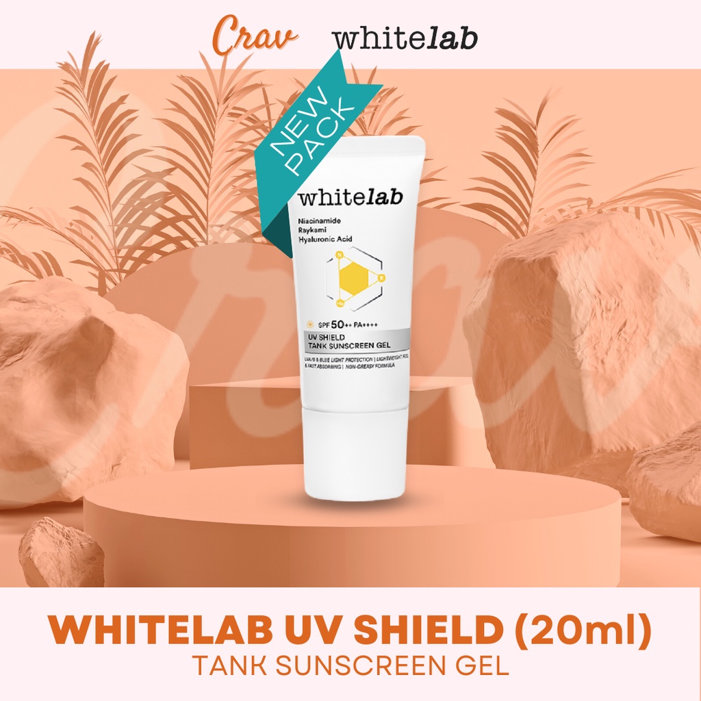 Jual WHITELAB UV SHIELD TANK SUNSCREEN GEL SPF 50++ PA++++ (NEW) - 30GR ...