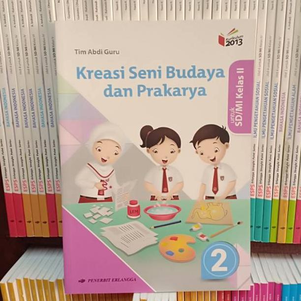 Jual PRODUK- BUKU KREASI SENI BUDAYA DAN PRAKARYA KELAS 2 SD K13 REVISI ERLANGGA . | Shopee ...