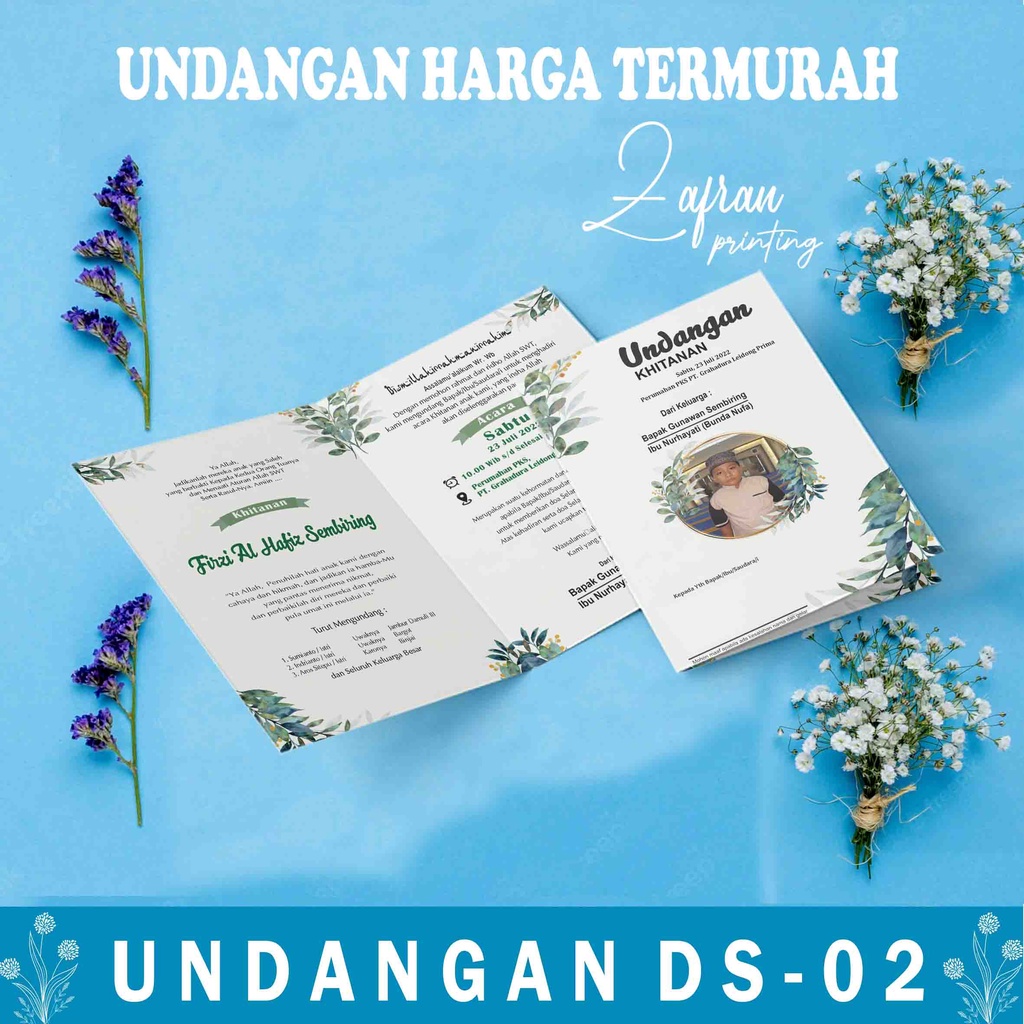 Jual Undangan Khitanan, Tasyakuran Khitan, Sunatan, Walimatul, Kartu ...