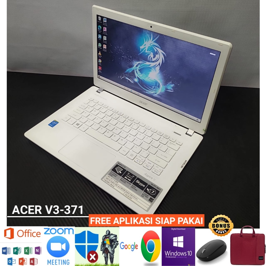 Jual Laptop Acer Aspire V3-371 core i5 gen 5 ram 8gb SSD 256gb - Windows 10 | Shopee Indonesia