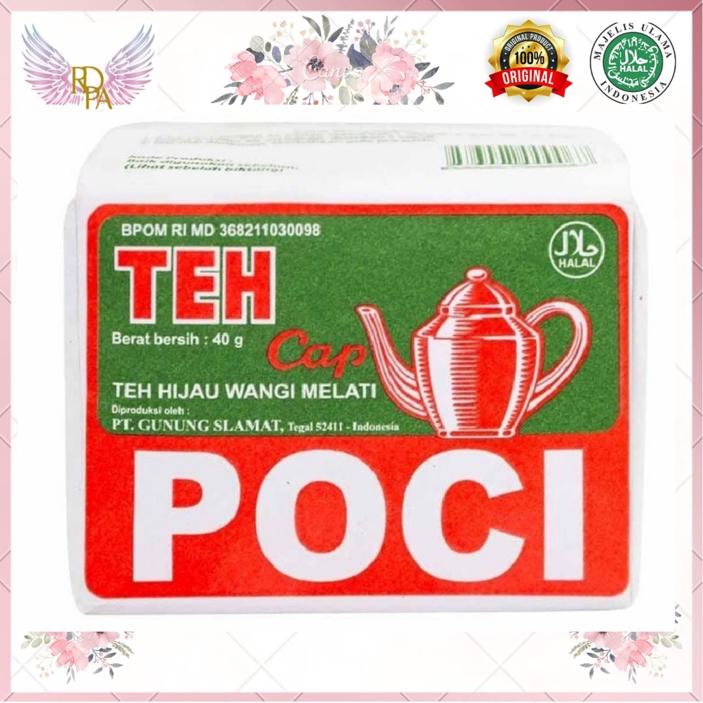 Jual Teh Poci Hijau 40 gram. Teh Poci All Varian. Teh Cap Poci Seduh. Teh Tubruk | Shopee Indonesia