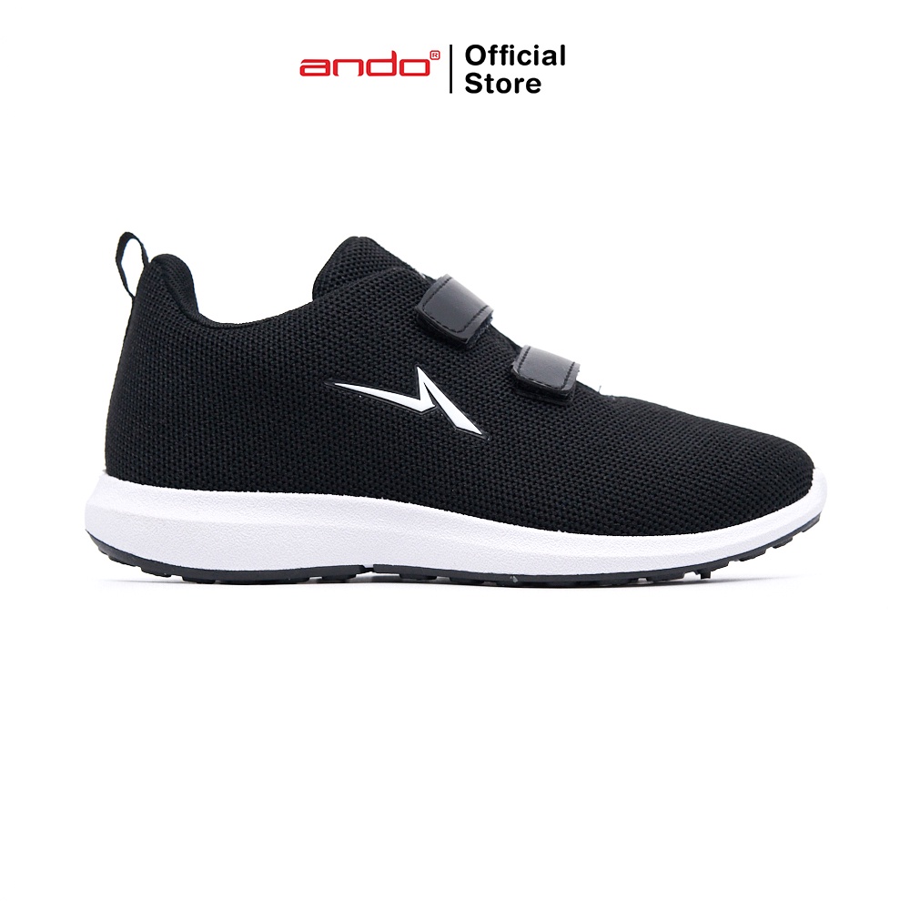 Jual Ando Official Sepatu Sneakers Liam V Remaja - Hitam/Putih | Shopee ...