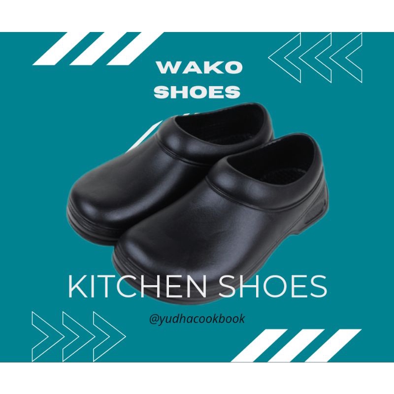 Jual Wako Chef Shoes Sepatu Kitchen Chef Clog | Shopee Indonesia