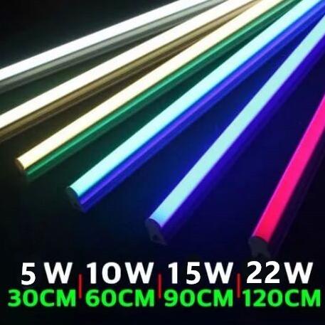 Jual FREE PACKING Lampu TL Neon T5 LED Tube Warna Warni 30CM 60CM 90CM 120CM 5W 10W 15W 22W ...