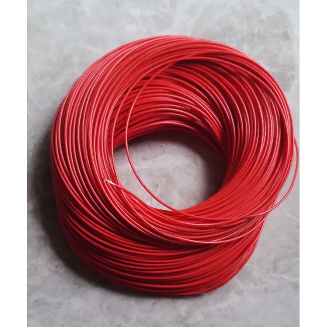 Jual KABEL SILICONE tinned copper serabut per 1meter merah/hitam | Shopee Indonesia