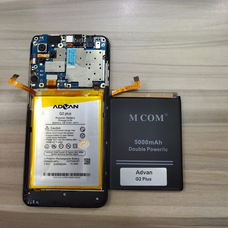Jual Battery Batere Batre Baterai Double Power Mcom Advan G2 Plus Kapasitas 5000 MAH | Shopee ...