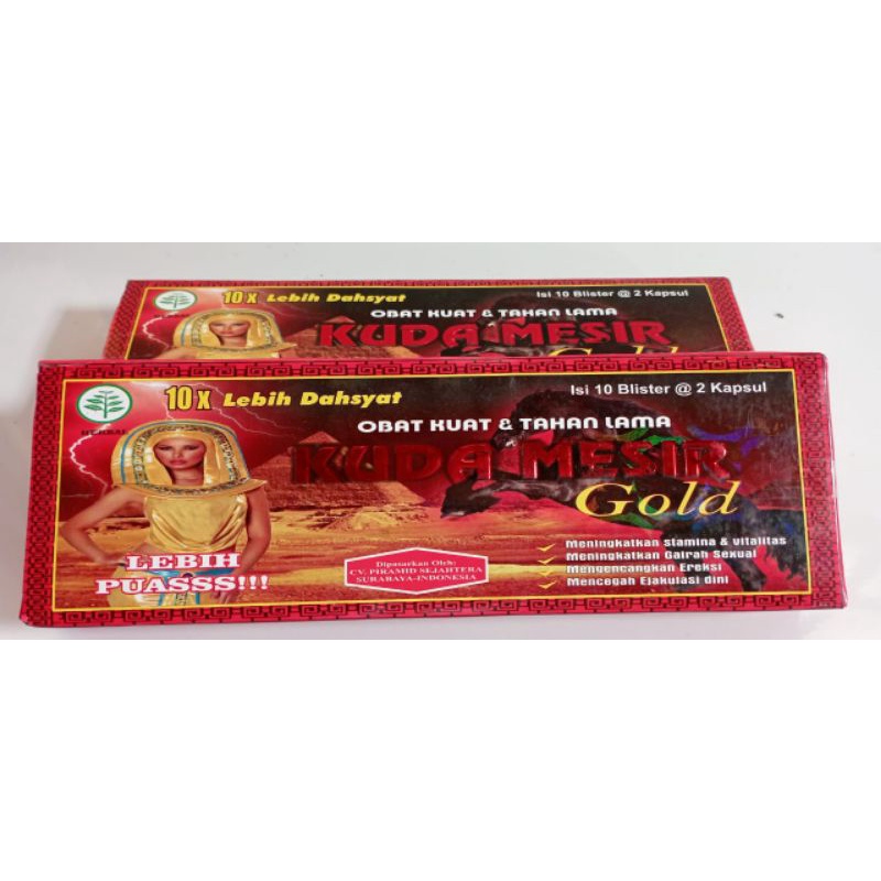 Jual KUDA MESIR Gold//Kapsul Kuat Tahan Lama ORIGINAL (Privasi Terjaga) | Shopee Indonesia