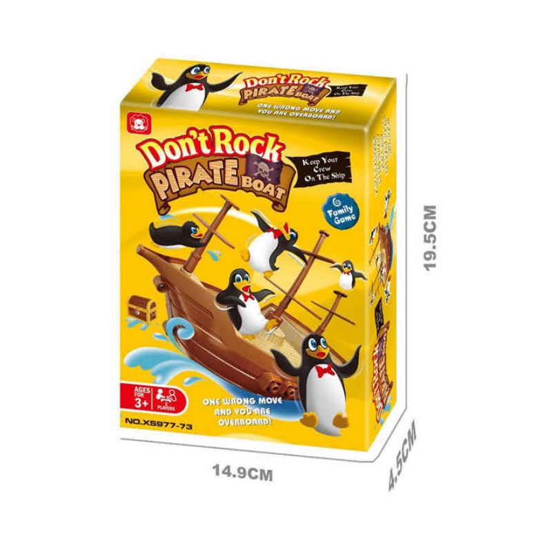 Jual Permainan Keluarga Dont Rock Pirate Boat / Penguin Balance ...