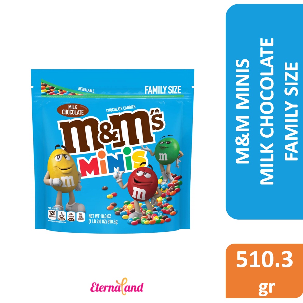 Jual M&M Chocolate Family Size - cokelat mnm | Shopee Indonesia
