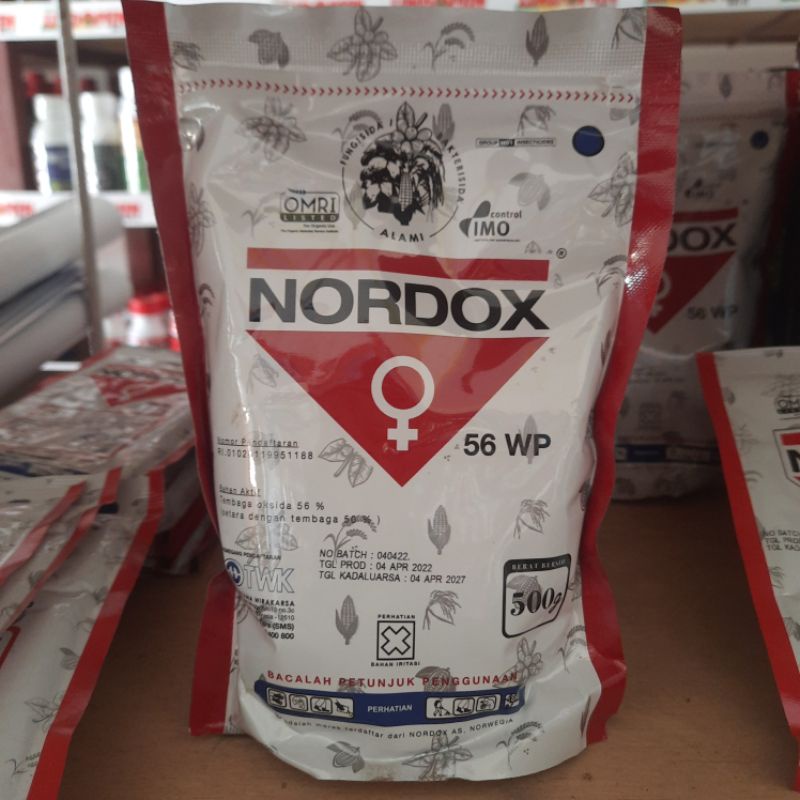 Jual NORDOX 56WP 500gram fungisida/bakterisida | Shopee Indonesia