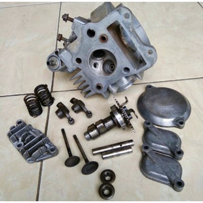 Jual ORIGINAL Set Blok Kop Pala Busi Suzuki Smash 110 Lama / Smash 110 ...
