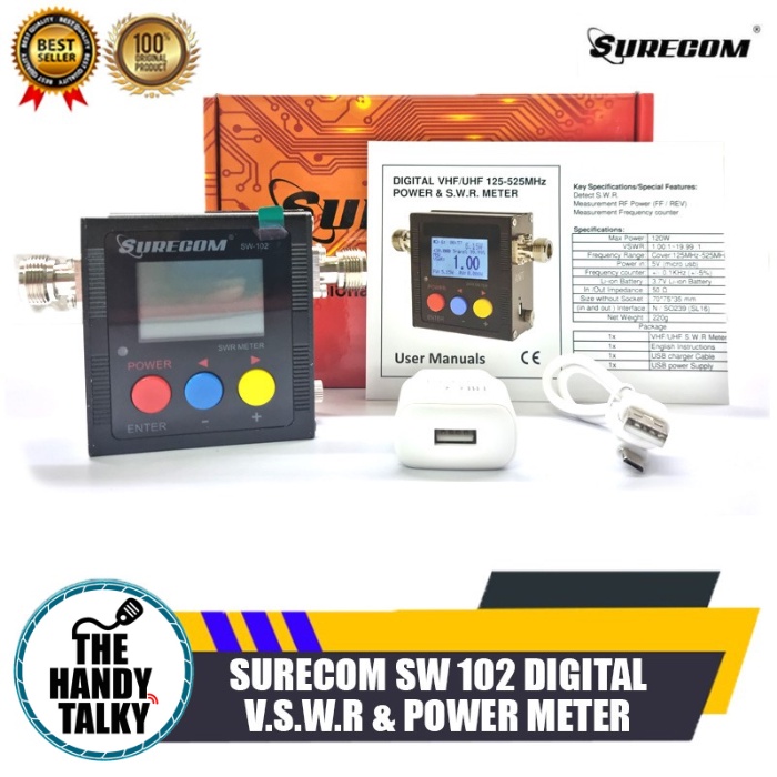 Jual SURECOM SW-102 SW 102 SW102 DIGITAL VSWR & POWER METER SURECOM ...