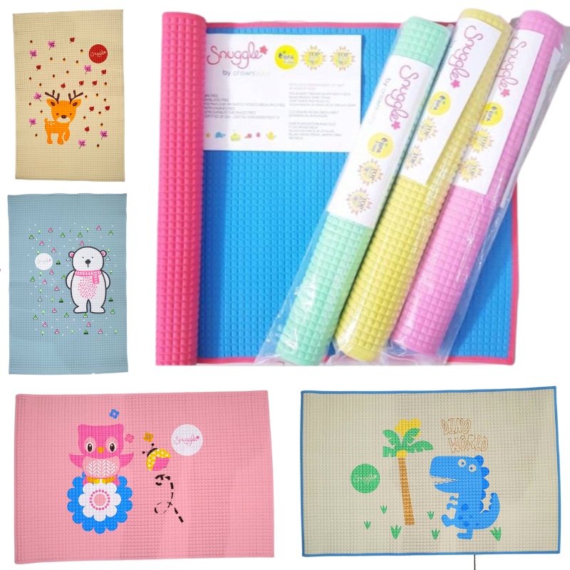 Jual CROWN SNUGGLE BABY PERLAK Ondo Polos dan Motif Karet 90 x 60 cm ...