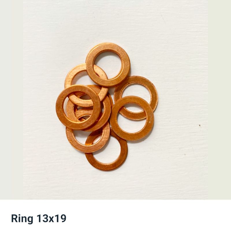 Jual Ring tembaga M13 ukuran diameter lubang 13x19mm 50pcs | Shopee ...
