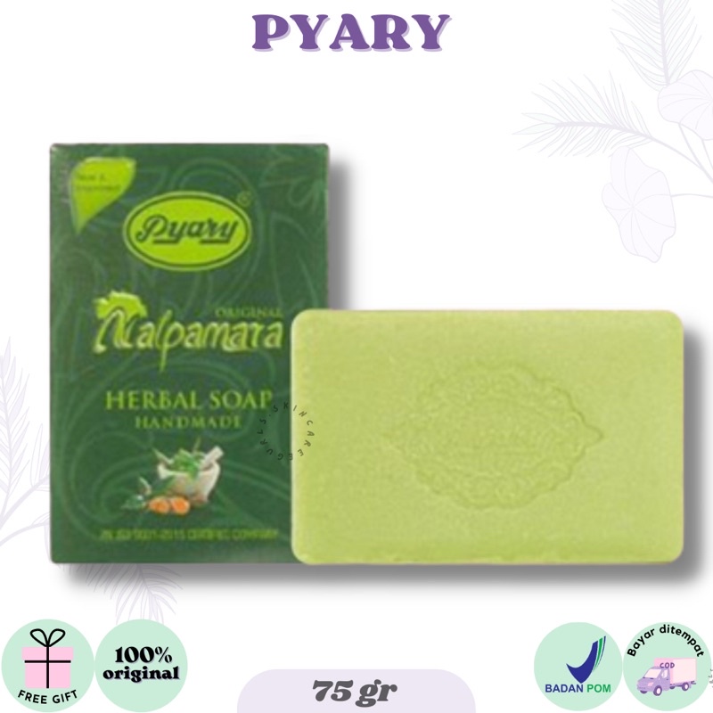 Jual PYARY Nalpamara Sabun Arab Pyary 75gr | Nalpamara Herbal Soap | ORIGINAL | Shopee Indonesia