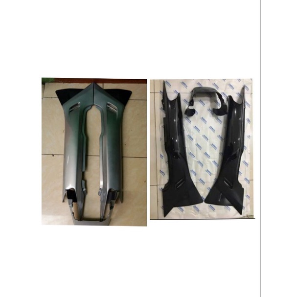 Jual Cover body belakang Yamaha Scorpio Z hitam silver | Shopee Indonesia