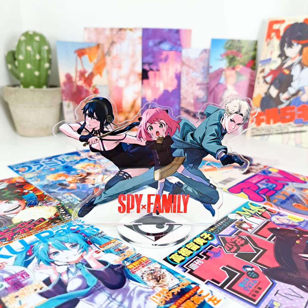 Jual Standee Acrylic Anime SPY X Family Anya Yor Loid Damian Forgers ...