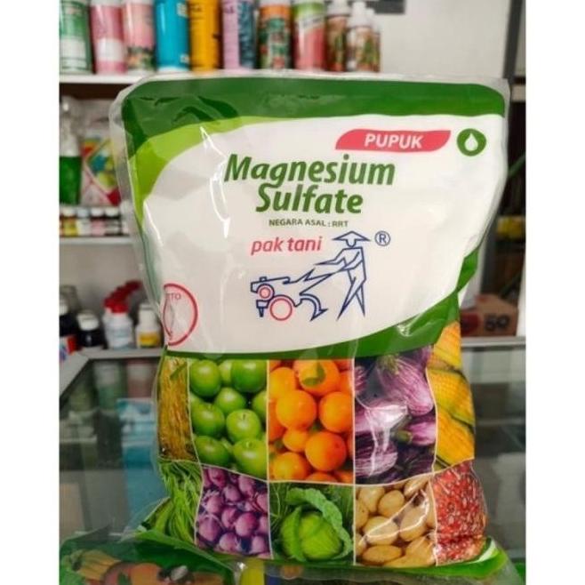 Jual Pupuk Daun Buah MAGNESIUM SULFATE Pak Tani isi 1Kg Qink | Shopee ...