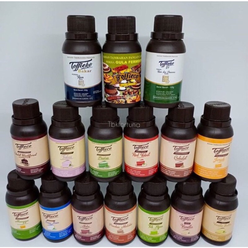 Jual Toffieco Pasta Perisa Makanan Essence Flavour dan Pewarna 100gr ...