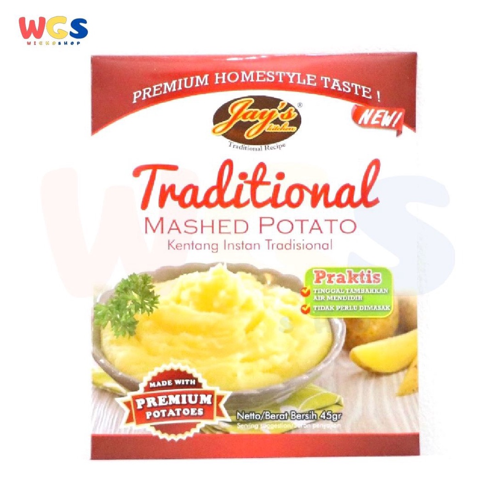 Jual Jay's Kitchen Jays Traditional Premium Mashed Potato 45g - Kentang ...