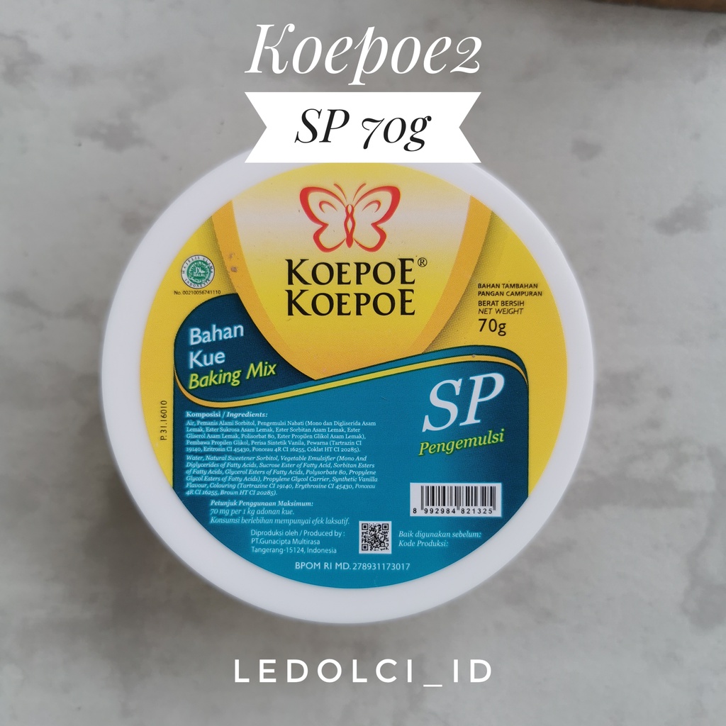 Jual KOEPOE SP S P EMULSIFIER UKURAN SEDANG 70 GRAM | Shopee Indonesia