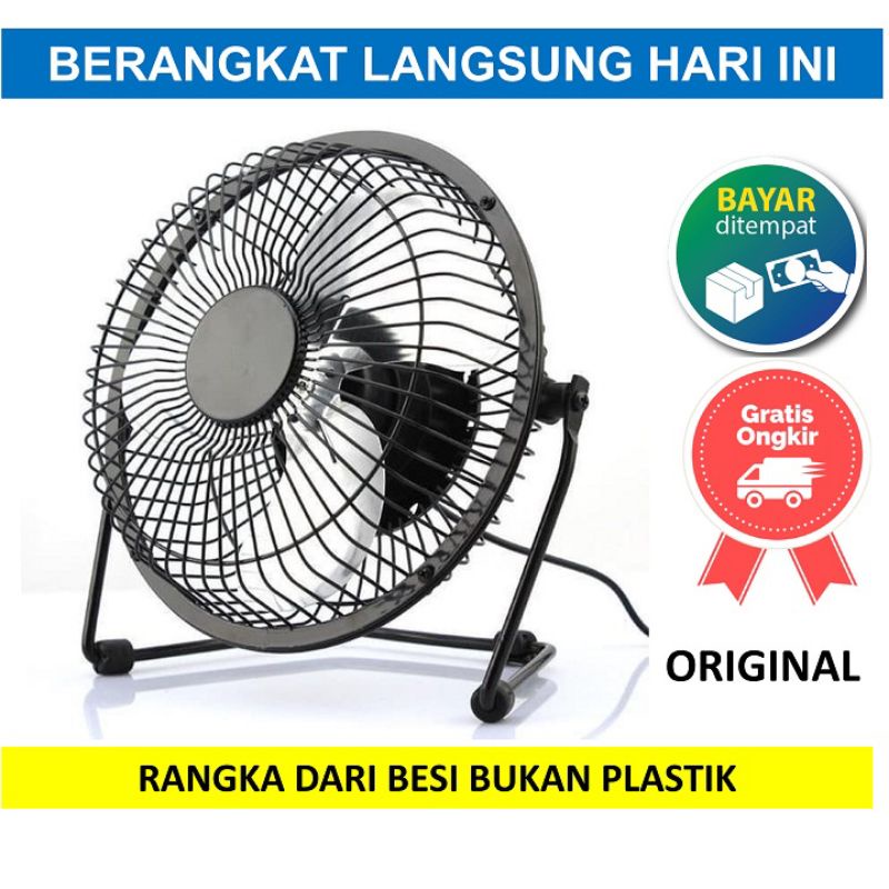 Jual Kipas angin full besi mini usb kipas portabel kipas meja | Shopee ...