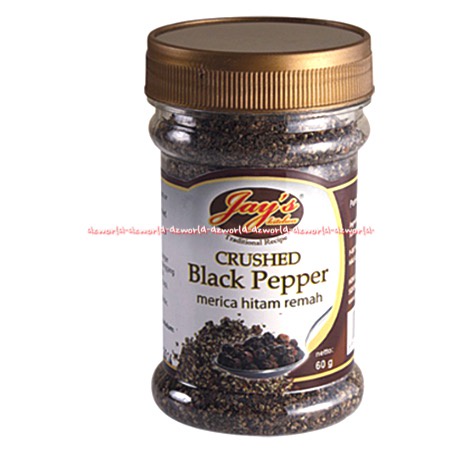 Jual Jay's Kitchen Crushed Black Paper 60gr Merica Hitam Remah Bumbu ...