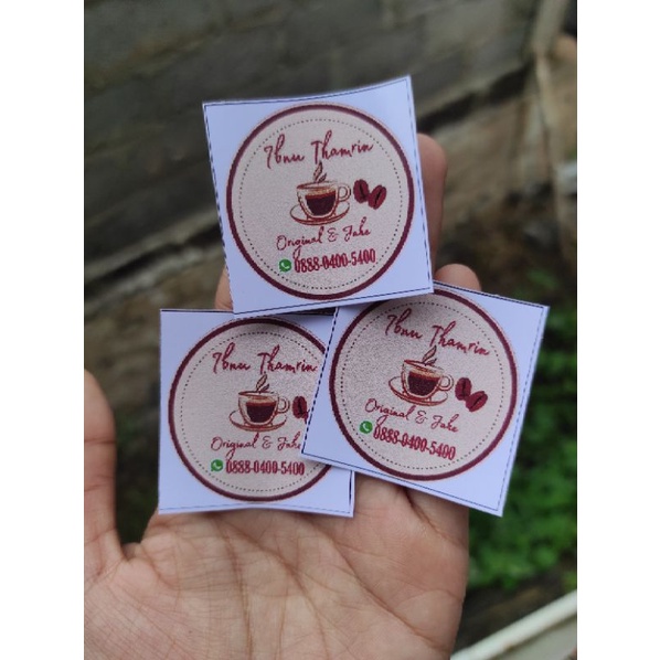 Jual stiker untuk jualan kopi bisa req yaa kak | Shopee Indonesia