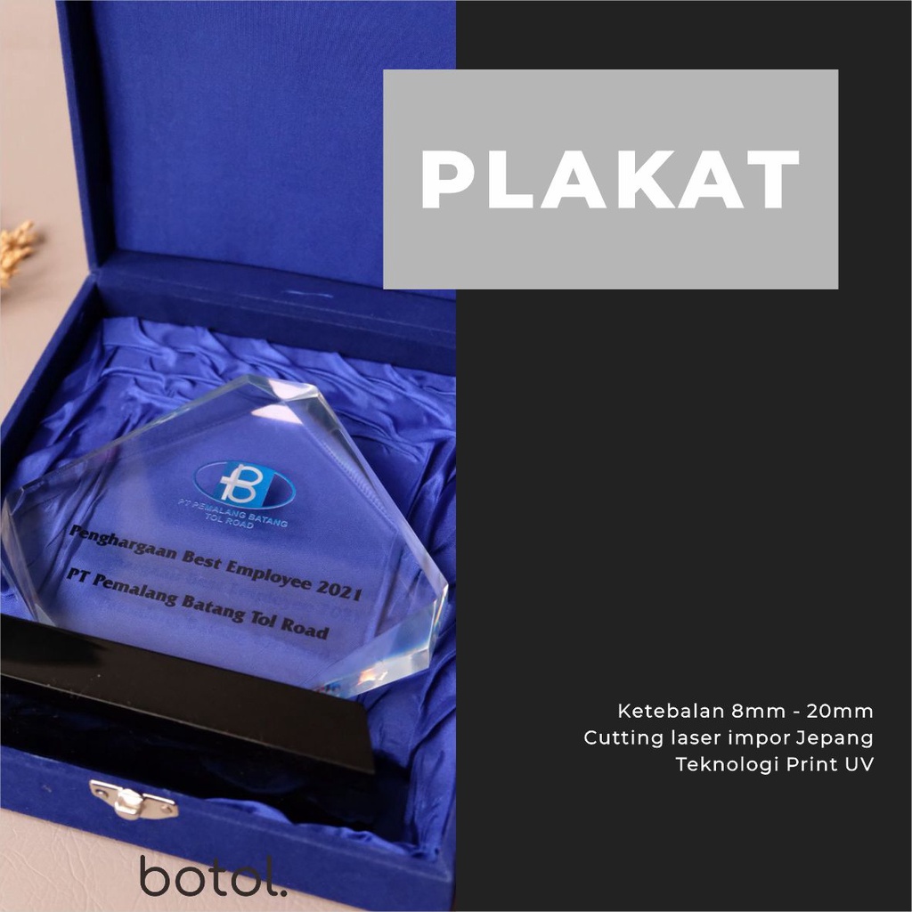 Jual PLAKAT ACRYLIC TROPHY TROPI MEDALI PIAGAM PENGHARGAAN/PLAKAT ...