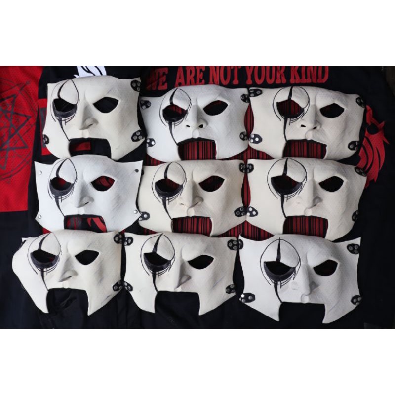 Jual Topeng Jim root/James Root karet latex ada topeng Slipknot Mask ...