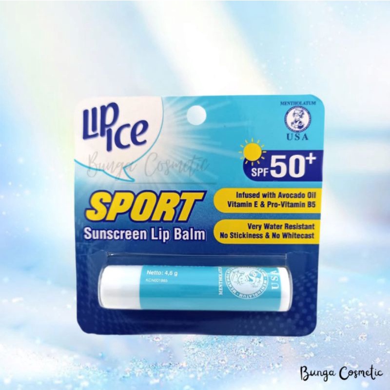 Jual LIP ICE SPORT Sunscreen Lip Balm SPF 50+ | Shopee Indonesia
