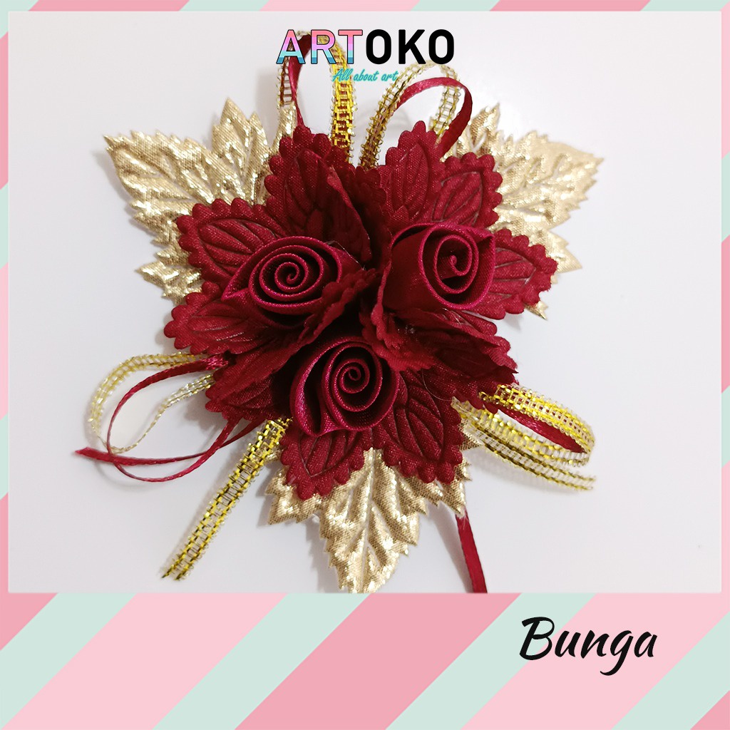 Jual Bros BUNGA SHADOW Corsage Bridesmaid Pin Aksesoris Dekorasi ...