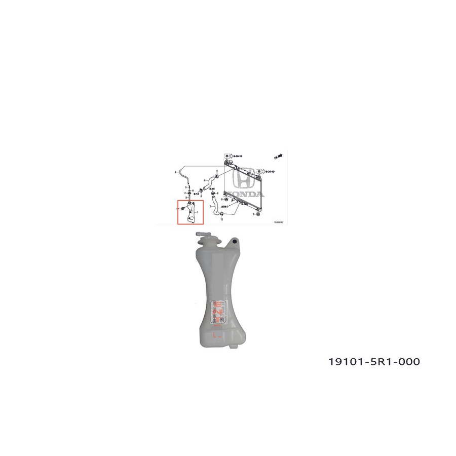 Jual Tabung cadangan air radiator city gm6 2021 tabung cadangan air ...