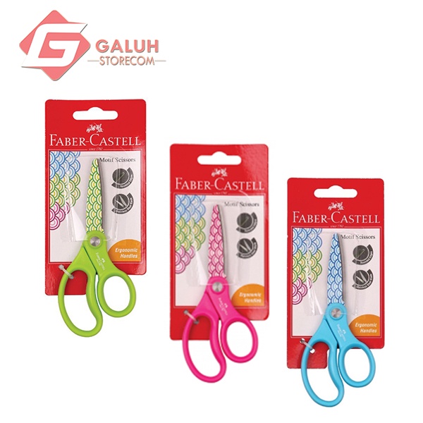 Jual Faber Castell Gunting / Motif Scissors | Shopee Indonesia